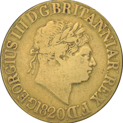 Pre-Owned 1820 London Mint George III Full Sovereign Gold Coin - Boxed ...