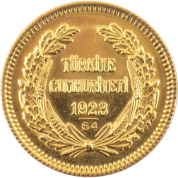 Pre-Owned 1987 Turkish 100 Kurush Gold Coin | Out Of Stock | Atkinsons ...
