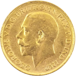 Pre-Owned 1917 Perth Mint George V Full Sovereign Gold Coin | Out Of ...