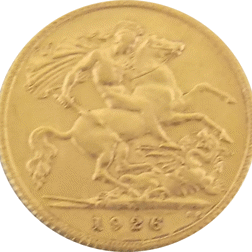 Pre-Owned 1926 UK George V Half Sovereign Gold Coin | Out Of Stock ...