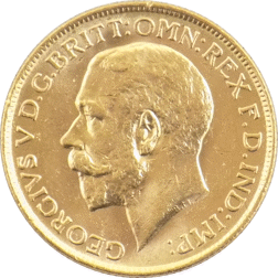 Pre-Owned 1919 Sydney Mint George V Full Sovereign Gold Coin - Boxed ...