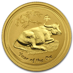 Pre-Owned 2009 Australian Lunar Ox 1/10oz Gold Coin | Out Of Stock ...