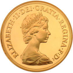 Pre-Owned 1981 UK Proof Quintuple £5 Sovereign Gold Coin | Out Of Stock ...
