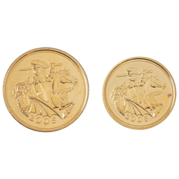 Pre-Owned 2005 UK Full & Half Sovereign 2 Gold Coin Set | Out Of Stock ...