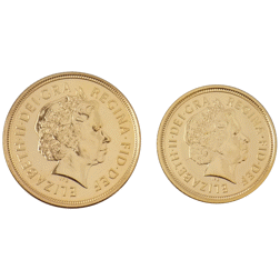 Pre-Owned 2005 UK Full & Half Sovereign 2 Gold Coin Set | Out Of Stock ...