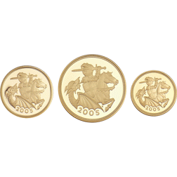 Pre-Owned 2005 UK Proof Sovereign 3 Gold Coin Set | Out Of Stock ...