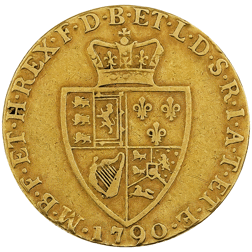 Pre-Owned 1790 UK George III 'Spade' Guinea Gold Coin | Pre-Owned ...