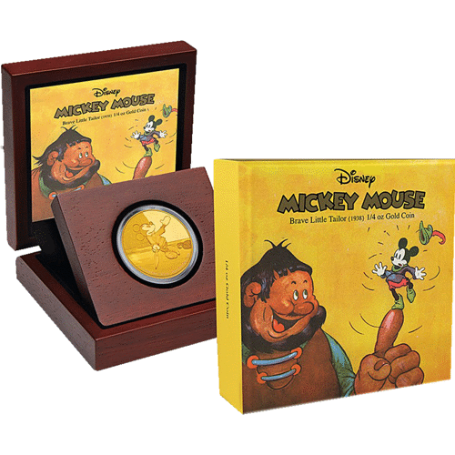 Atkinsons Bullion: Pre-Owned 2016 Niue Mickey Mouse Brave Little Tailor ...