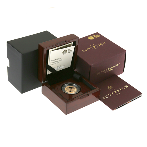 Atkinsons Bullion: Pre-Owned 2017 UK Sovereign Piedfort Gold Proof Coin ...