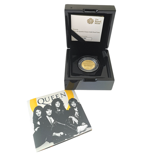 Atkinsons Bullion: Pre-Owned 2020 Royal Mint Queen 1/4oz Gold Proof ...