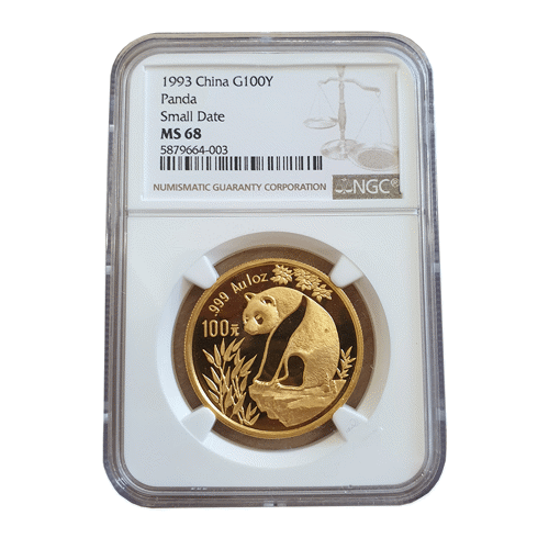 Atkinsons Bullion: Pre-Owned 1993 Chinese Panda 1oz Gold Coin NGC ...