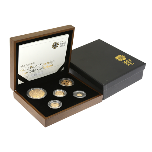 Atkinsons Bullion: Pre-Owned UK 2009 Gold Proof Sovereign 5-Coin Set ...
