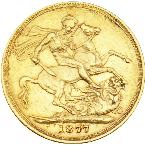 Atkinsons Bullion: Pre-Owned 1877 London Mint Victoria Young Head Full ...