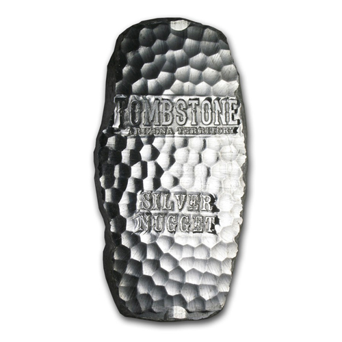 Pre-Owned Scottsdale 1kg Tombstone Silver Nugget Bar | Pre-Owned ...