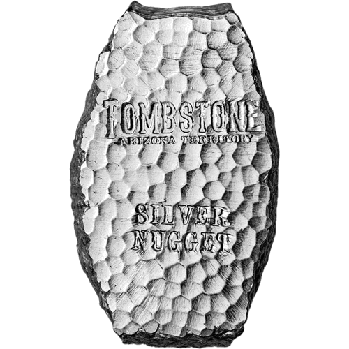 Pre-Owned Scottsdale 5oz Tombstone Silver Nugget Bar | Out Of Stock ...