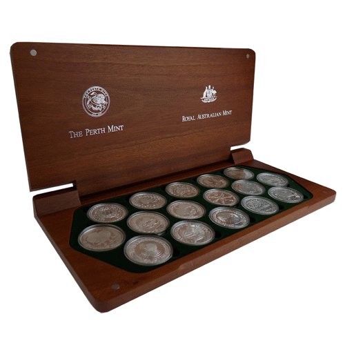 Pre-Owned 2000 Australia The Perth Mint Sydney Olympic Silver 16-Coin ...