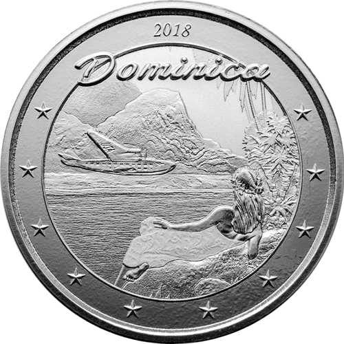 Pre-Owned 2018 Dominica Nature Isle 1oz Silver Coin - VAT Free | Out Of ...