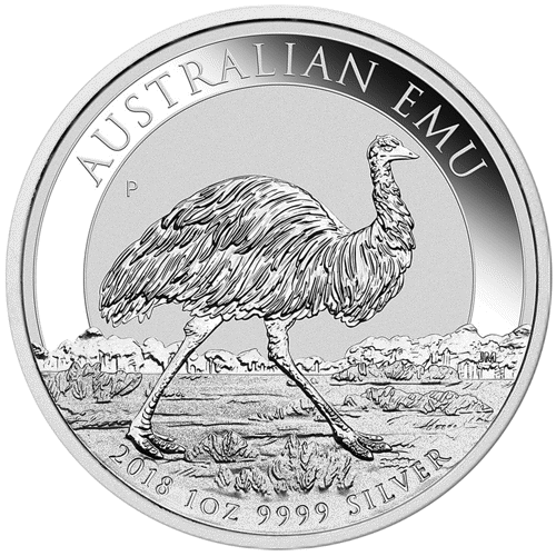 Pre-Owned 2018 Australian Emu 1oz Silver Coin - VAT Free | Out Of Stock ...