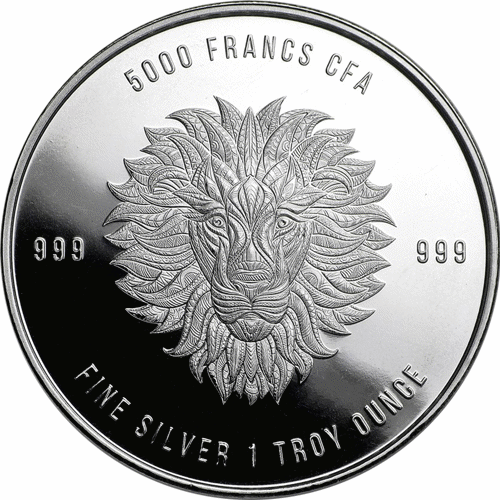 Pre-owned 2018 Republic of Chad Mandala Lion 1oz Silver Coin - VAT Free ...