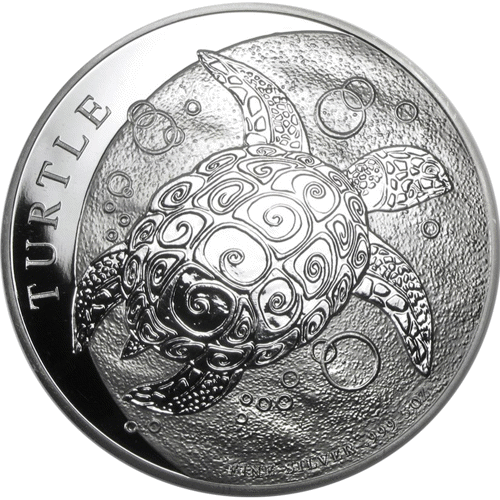 Sell Pre-Owned Niue Hawksbill Turtle 5oz Silver Coin - VAT Free - Mixed ...