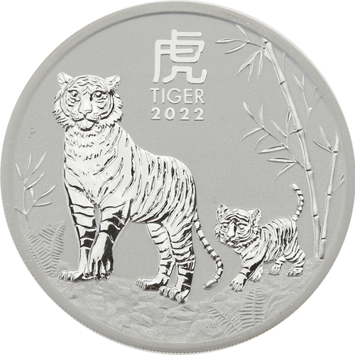 Sell Pre-Owned 2022 Australian Lunar Tiger 2oz Silver Coin - VAT Free ...