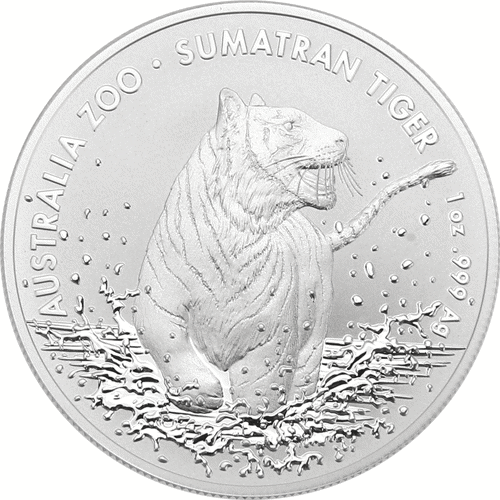 Pre-Owned 2020 Australian Zoo Sumatran Tiger 1oz Silver Coin - VAT Free ...