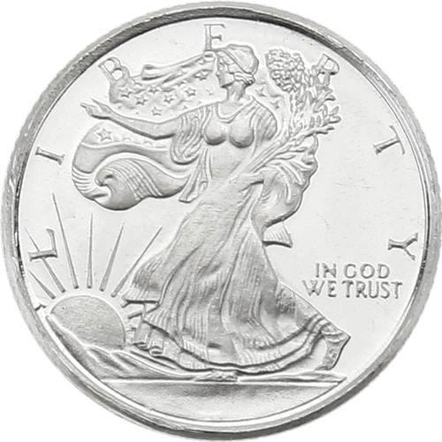 Engelhard Silver Bullion Rounds Round .999 Fineness 1 Oz .999 Fine ...