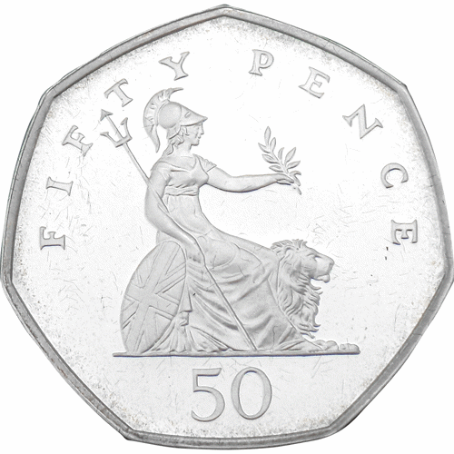 Pre-Owned 1997 UK Proof Design 50p Silver Coin - VAT Free | Out Of ...