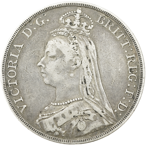 Pre-Owned 1892 Victoria Crown Silver Coin - VAT Free | Out Of Stock ...