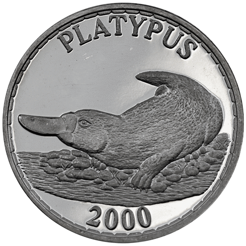 Pre-Owned 2000 Australian Wildlife Platypus 1oz Silver Round | Out Of Stock | Atkinsons Bullion