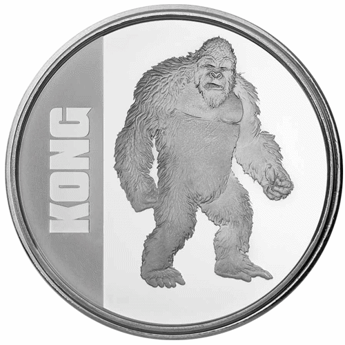 Pre-Owned 2021 Niue King Kong 1oz Silver Coin - VAT Free | Pre-Owned ...