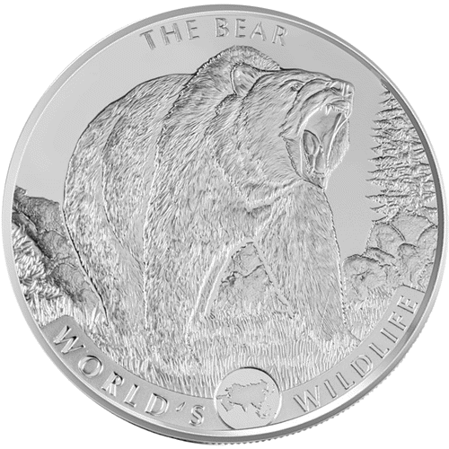 Pre-Owned 2022 Congo World's Wildlife The Bear 1oz Silver Coin - VAT Free | Out Of Stock ...
