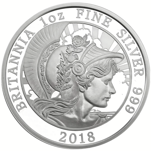 Pre-Owned 2018 UK Britannia 1oz Proof Design Silver Coin - VAT Free ...