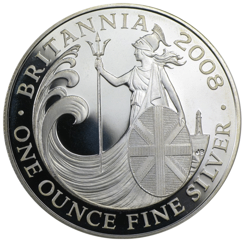 Pre-Owned 2008 UK Britannia 1oz Proof Design Silver Coin - VAT Free ...
