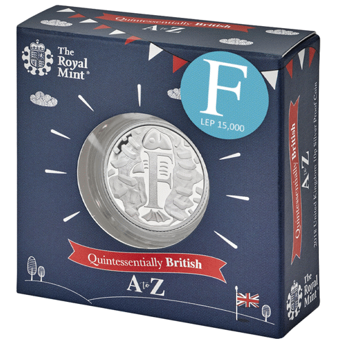 Pre-Owned 2018 UK Fish and Chips 10p Proof Silver Coin - VAT Free | Pre ...