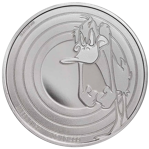 Pre-Owned 2022 Samoa Looney Tunes: Daffy Duck 1oz Silver Coin - VAT ...