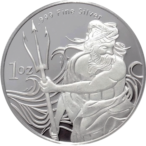 Pre-Owned Mason Mint Trident 1oz Silver Round | Out Of Stock ...