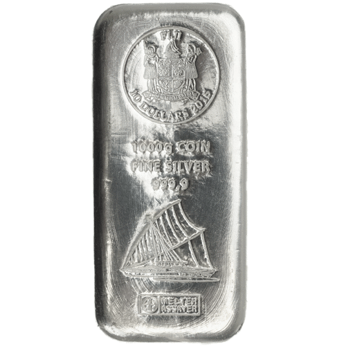 Pre-Owned Fiji $10 1kg Silver Coin Bar - Mixed Dates - VAT Free | Out ...