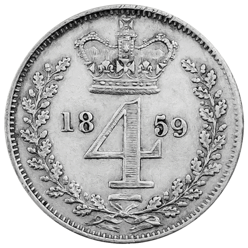 Pre-Owned 1859 UK Victoria Maundy 4d Silver Coin - VAT Free | Pre-Owned ...