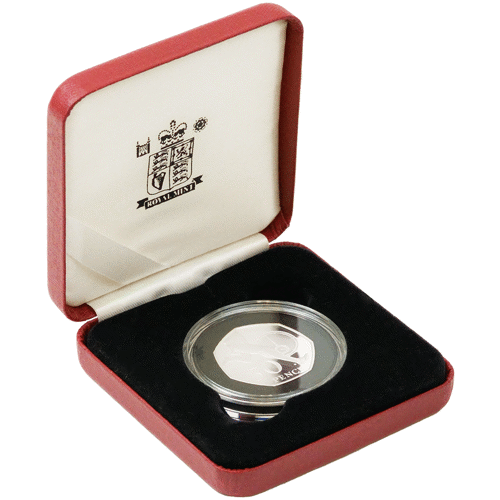 Pre-Owned 2004 UK Anniversary of the 4-Minute Mile 50p Proof Design ...