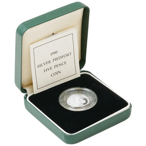 Pre-Owned 1990 UK 5p Piedfort Proof Silver Coin - VAT Free | Pre-Owned ...