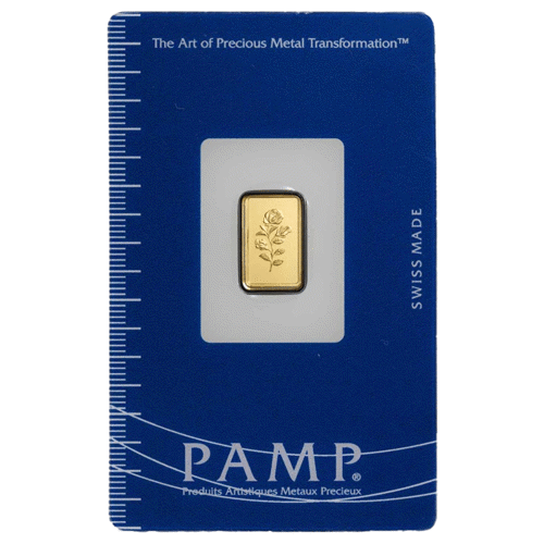 Pre-Owned PAMP Rosa 1g Gold Bar | Pre-Owned | Atkinsons Bullion