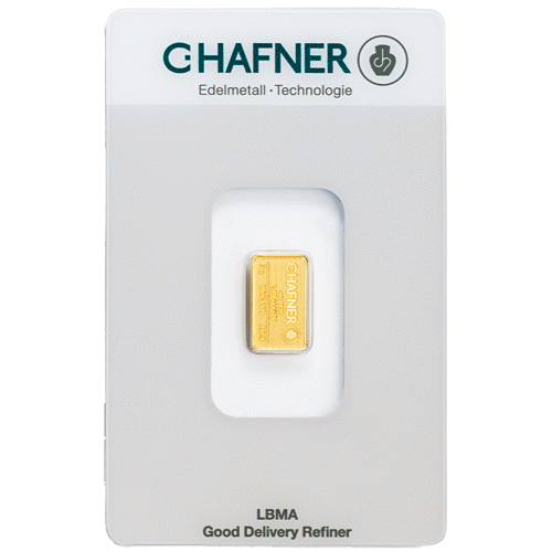 C.Hafner 2g Minted Gold Bar | 2g Gold Bars | Atkinsons Bullion
