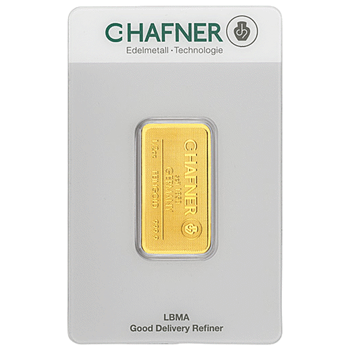 C.Hafner 1/2oz Minted Gold Bar | 1/2oz Gold Bars | Atkinsons Bullion