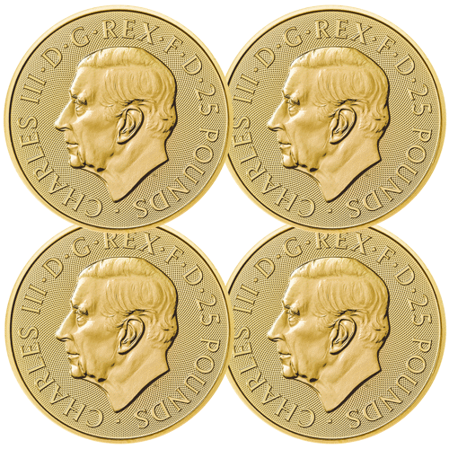 Capital Gains Tax Free UK Gold Coin Bundle – Total Weight 1oz (4 × 1 ...
