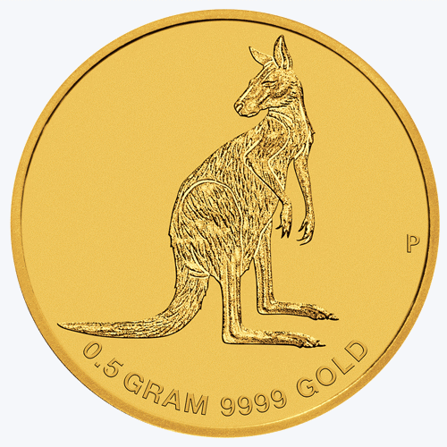 Pre-Owned Australian Mini 'Roo' 0.5g Gold Coin - Mixed Dates | Pre ...