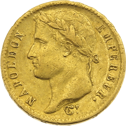 Pre-Owned 1813 French Napoleon Wreath 20 Franc Gold Coin | Out Of Stock ...