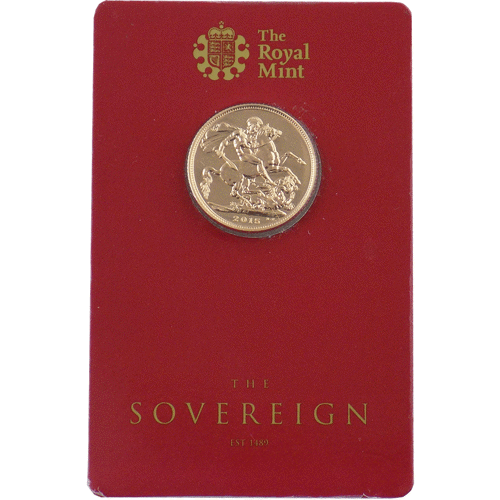 Pre-Owned 2015 UK Full Sovereign Gold Coin - Carded | Pre-Owned ...