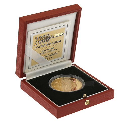 Pre-Owned 1999 UK Millennium £5 Proof Gold Coin | Pre-Owned | Atkinsons ...