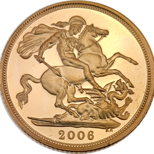 Pre-Owned 2006 UK Full Sovereign Proof Design Gold Coin | Pre-Owned ...